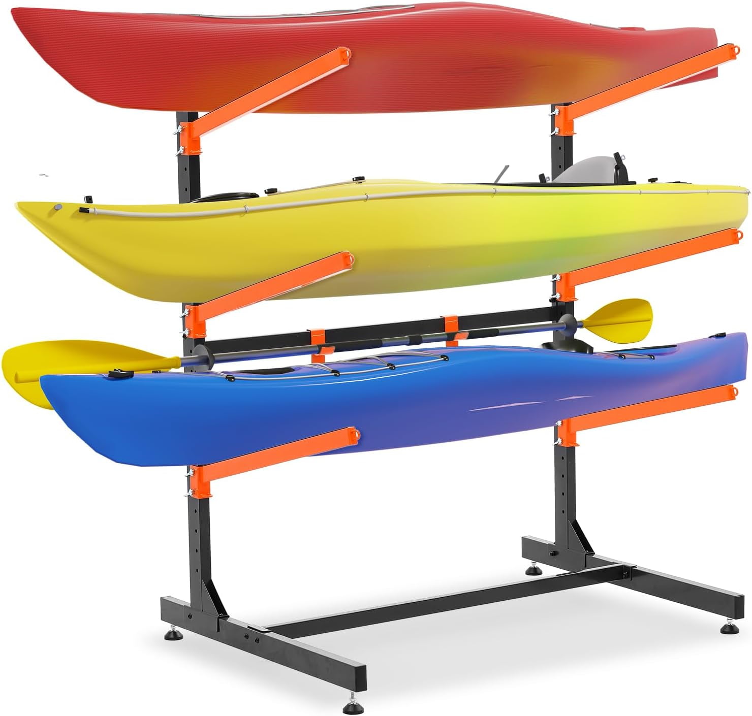 Kayak Storage Rack, Freestanding Kayak Racks for Garage, Heavy Duty ...