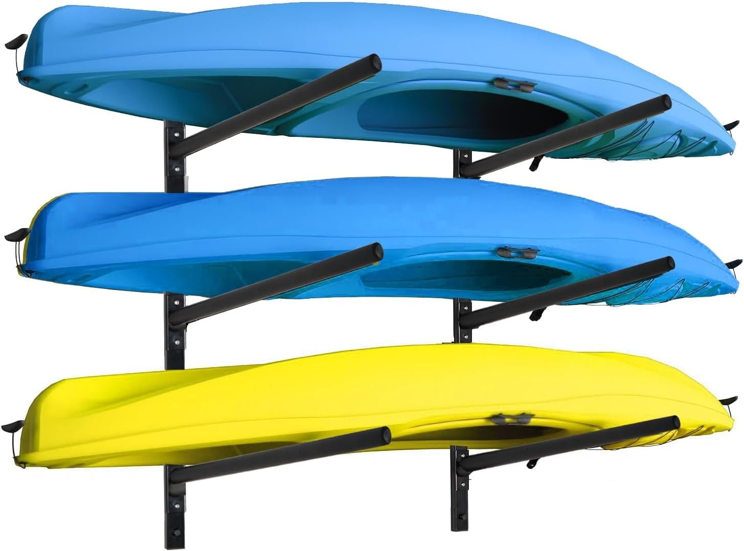 Kayak Storage Rack Kayak Wall Mount Rack, Adjustable Heavy Duty Kayak ...
