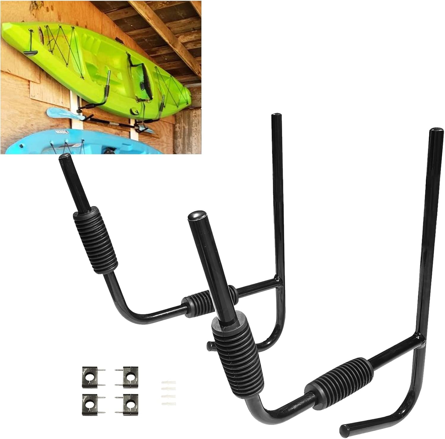 Kayak Storage Rack Wall Mount Garage Kayak Storage Hanger, Wall Bracket ...