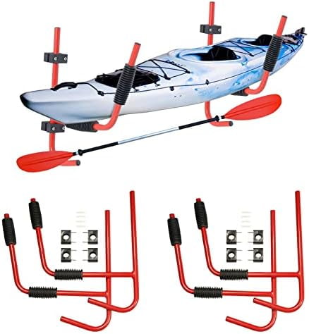 Kayak Storage Rack Wall Mount Garage Kayak Storage Hanger, Wall Bracket ...