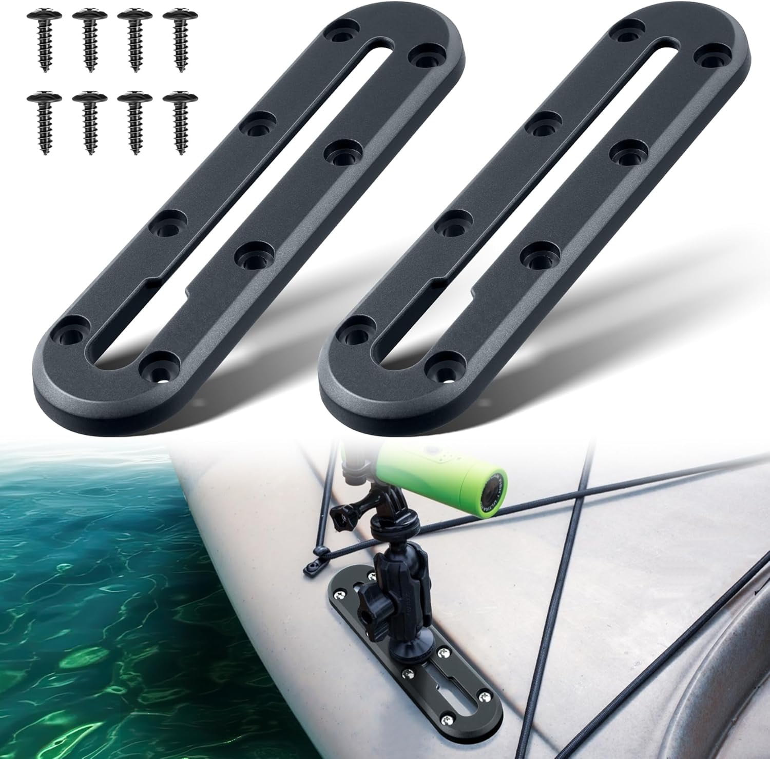 Kayak Track, Kayak Low Profile Track for Fishing Rod Holder, Kayak ...