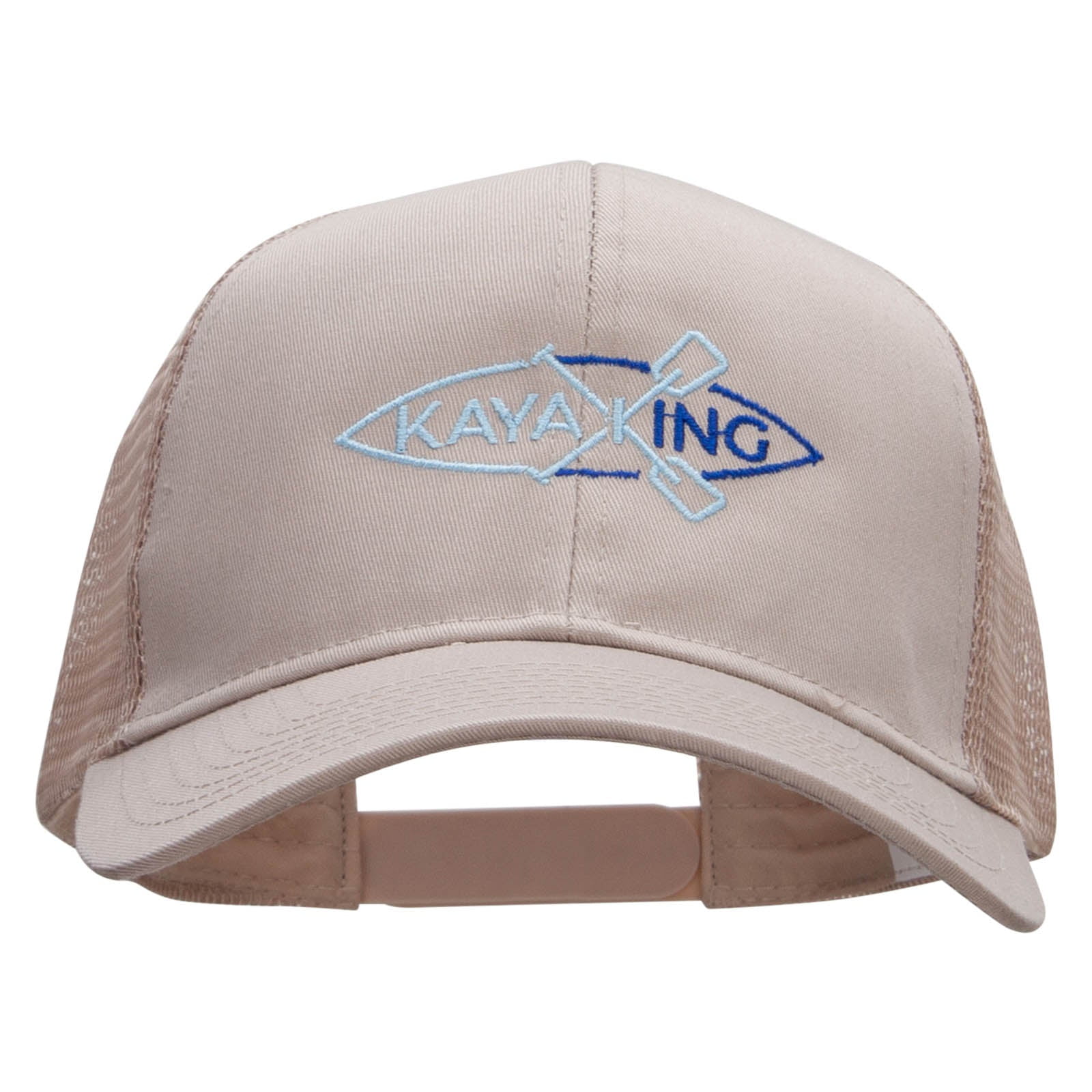 Kayaking Paddles Embroidered Solid Cotton Twill Mesh Prostyle Cap ...