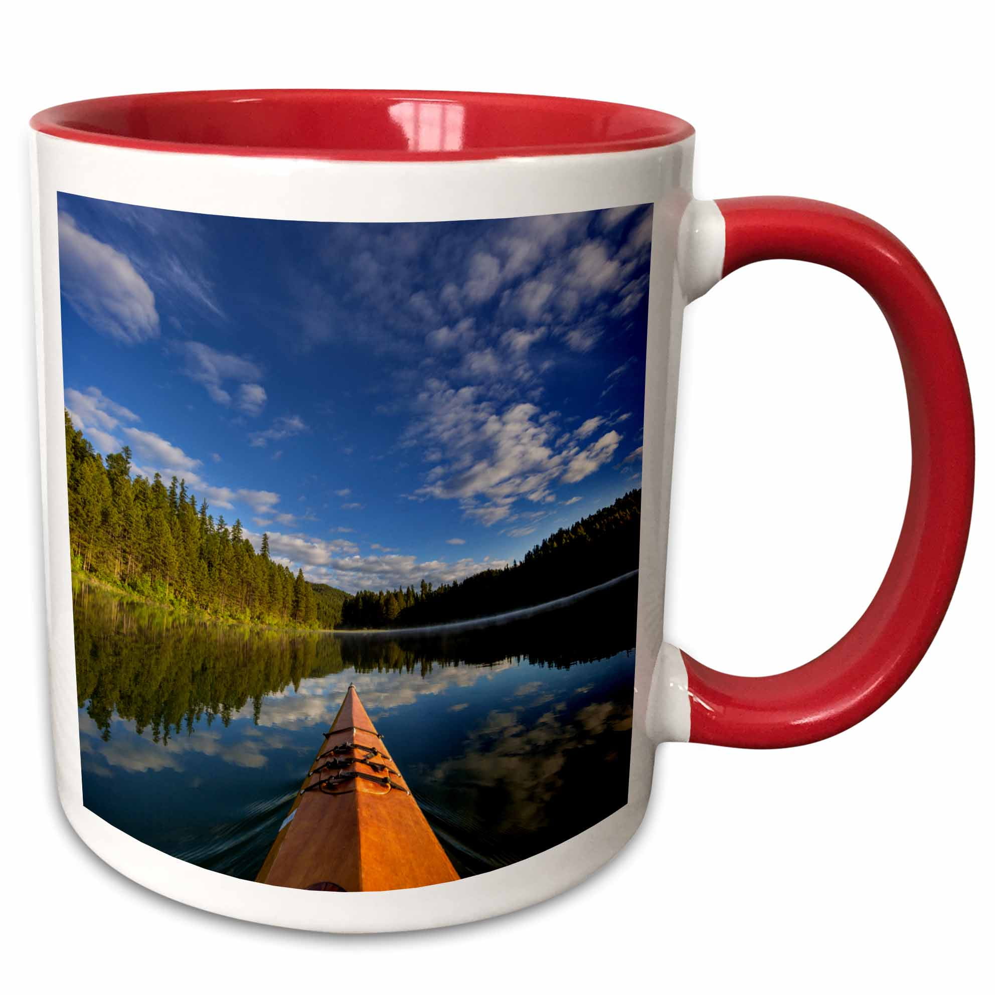 Kayaking on Beaver Lake, Stillwater State Forest, Whitefish, Montana ...