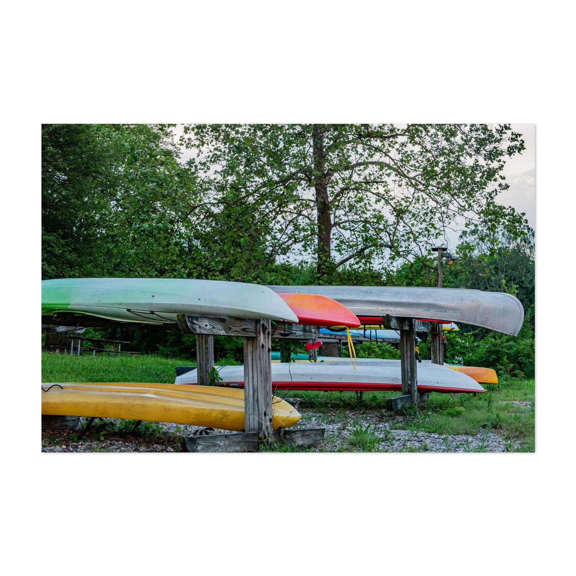 Kayaks and Canoes - Hanover Pennsylvania Photography Boat Nature Rustic ...