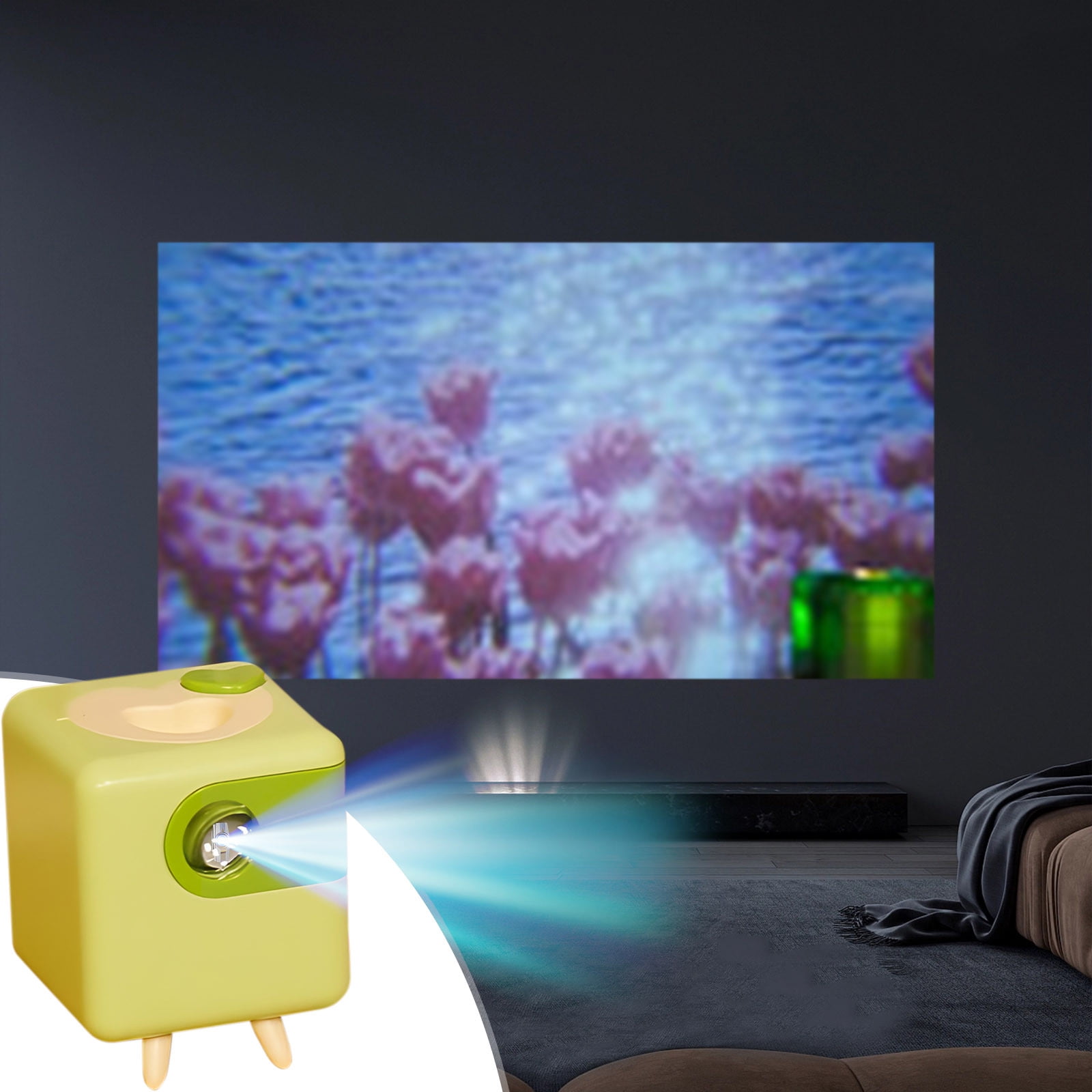 Kayannuo Ambient Light Projector with Bluetooth Speaker - Dreamy Starry ...