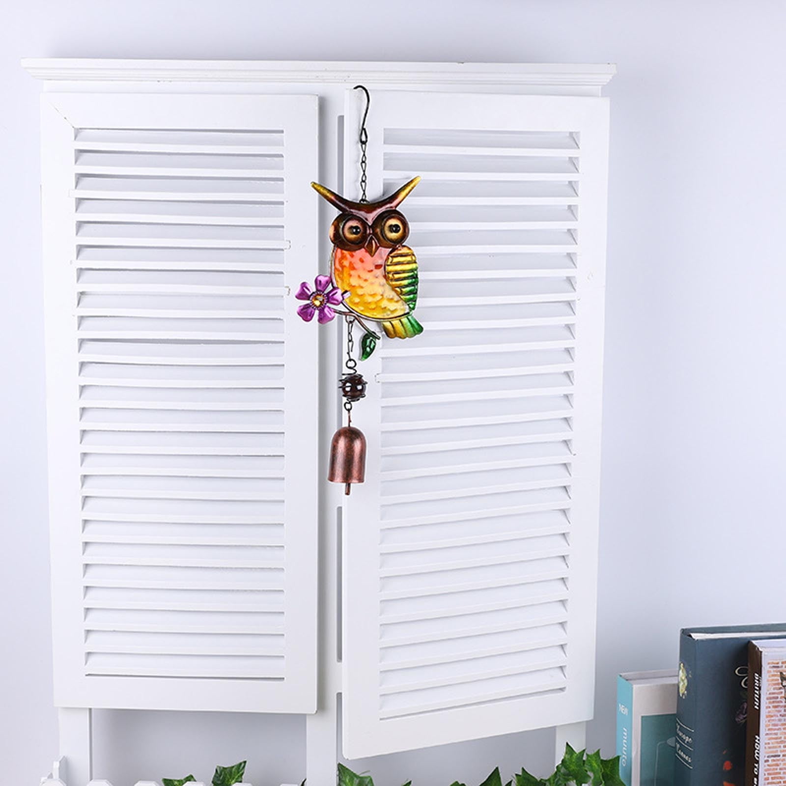 Kayannuo Bedroom Decor Christmas Clearance Owl Wind Chimes Metal ...