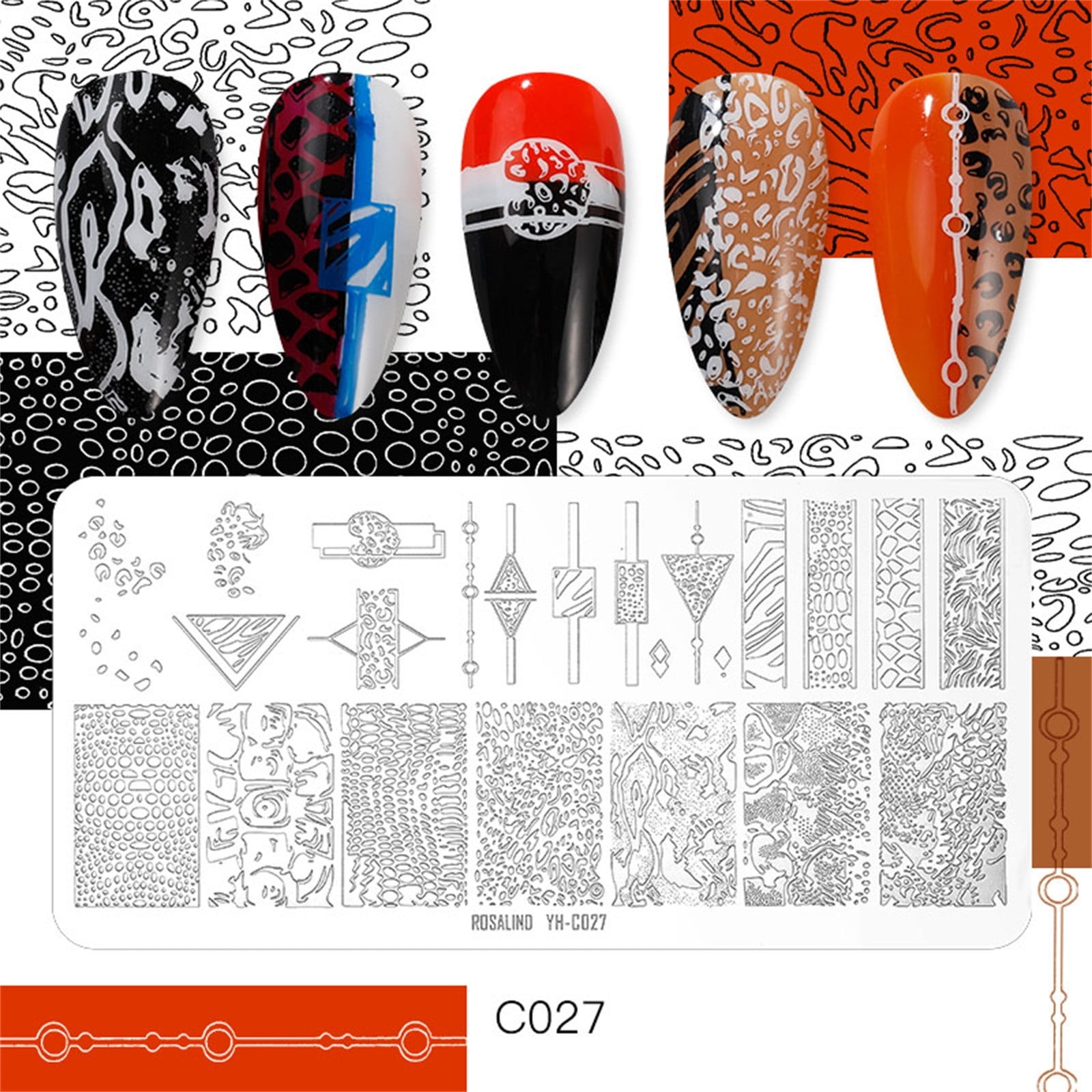 Kayannuo Christmas Clearance Nail Stamping Plates Wacky Characters ...