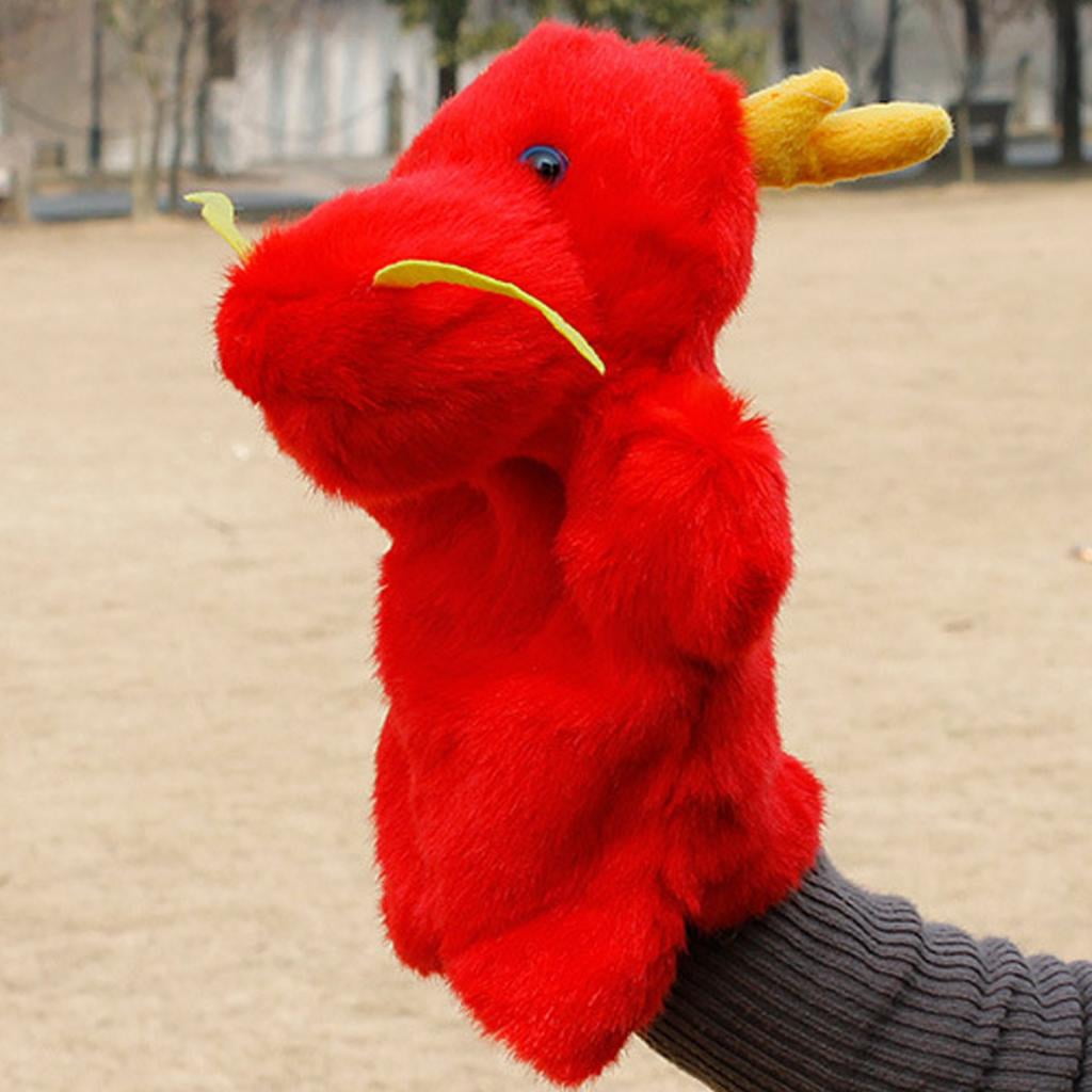 Kayannuo Toys Details Animal Stuffed Hand Puppet Parent-Child Doll Hand ...