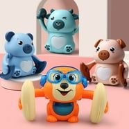 Flipping Toy Cartoon Animal Shape Voice Control Safe Electric Rolling ...