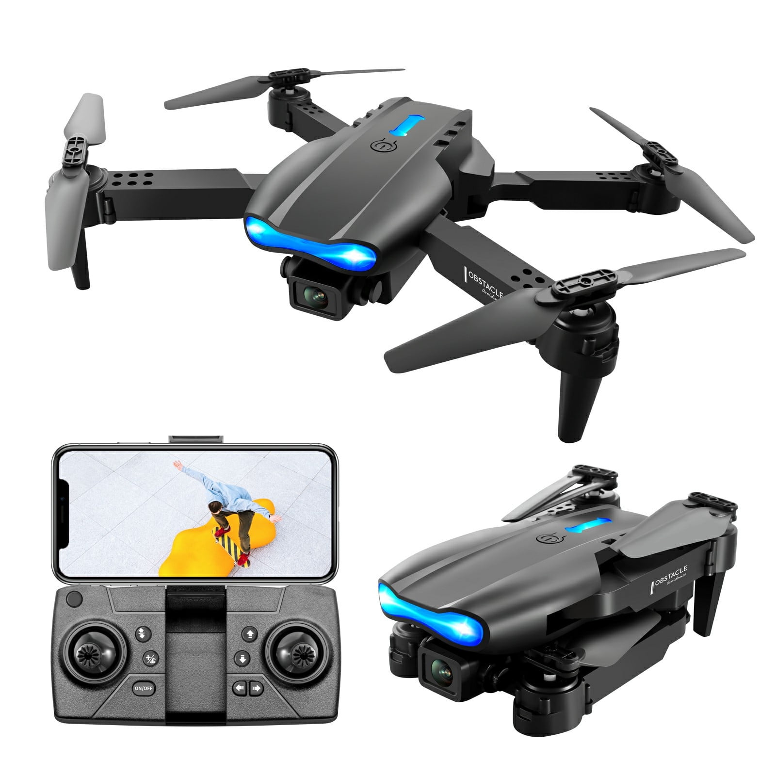 Kayannuo Christmas K3 Remote Control Drone With 4K Dual High Definition ...