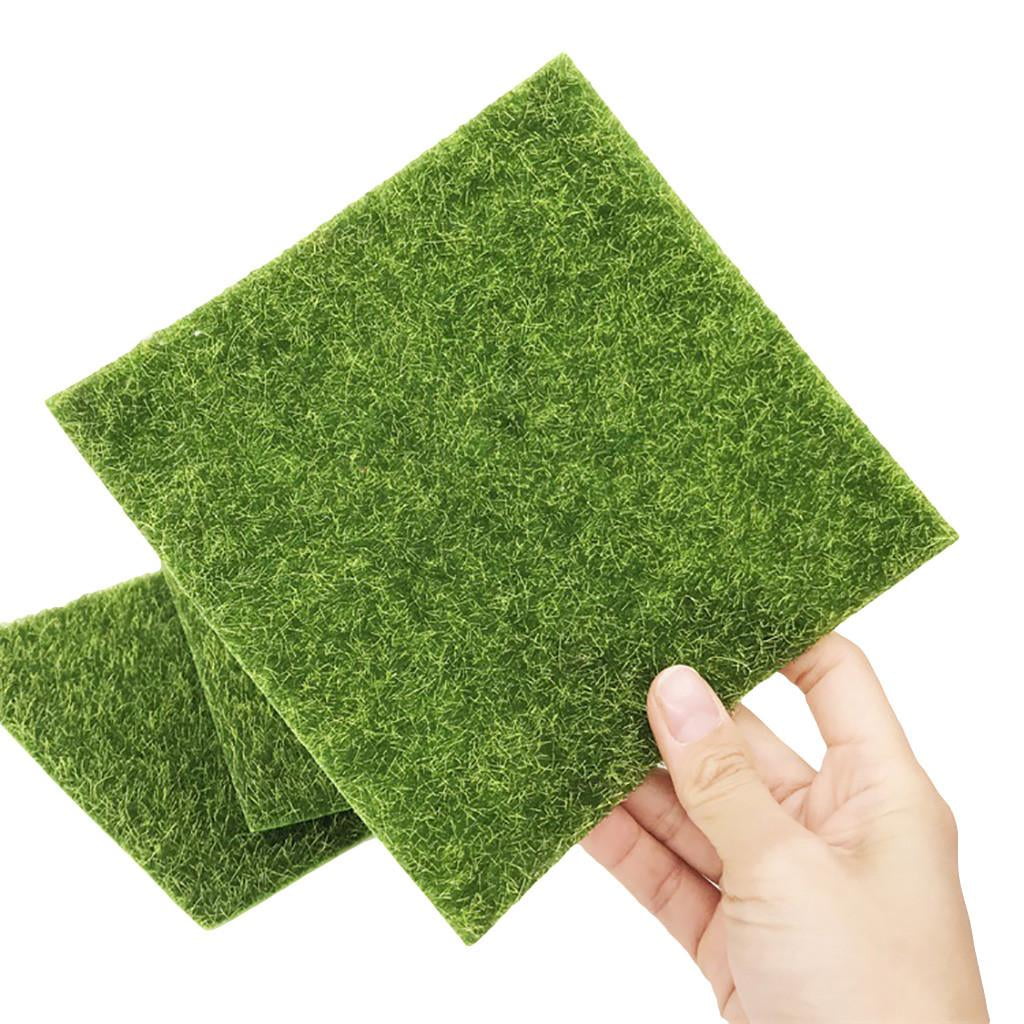Kayannuo Christmas Kids Toys 15x15CM Artificial Faux Garden Lawn Grass ...