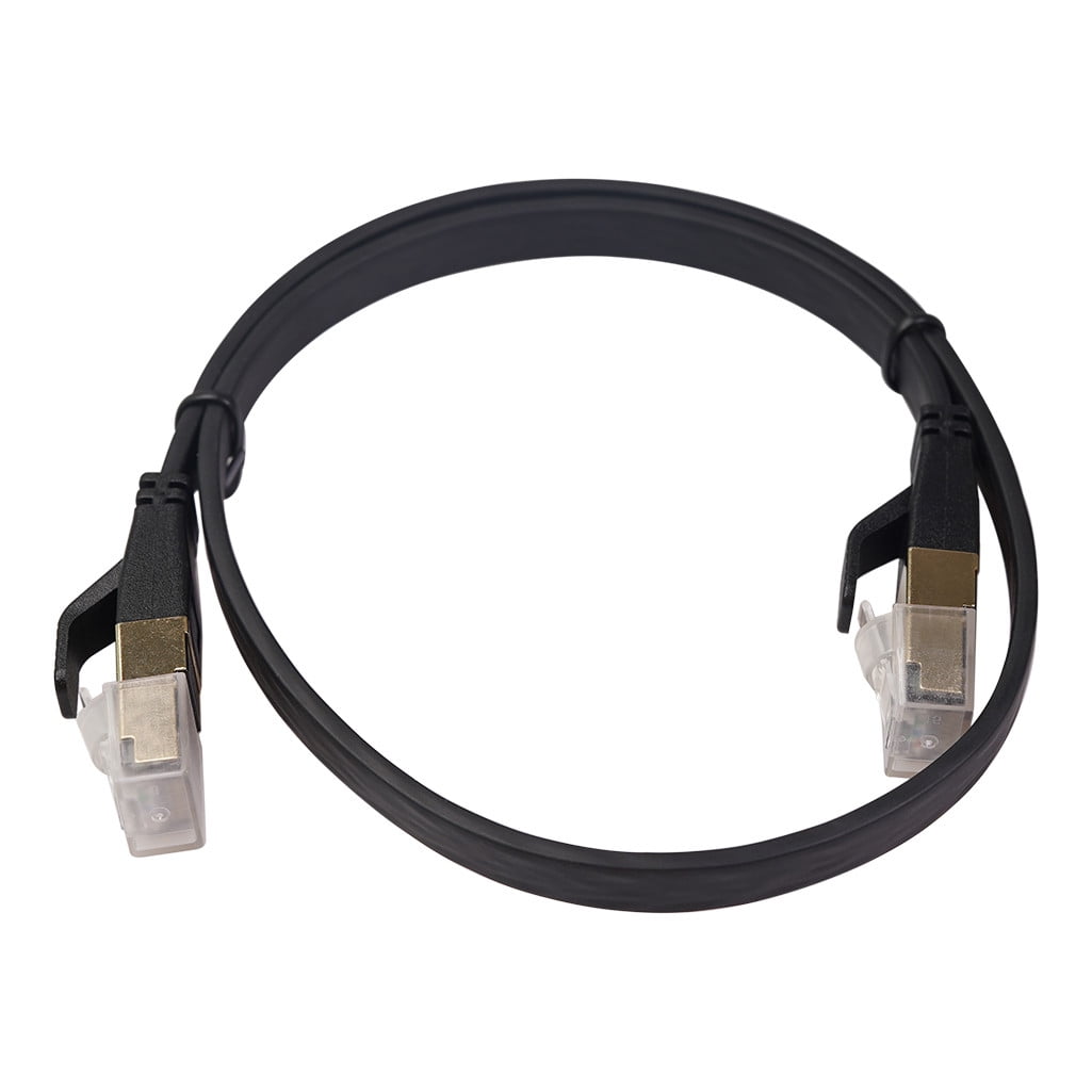 Kayannuo Cat 8 RJ45 Double Shielded Flat Network Cable High Speed ...