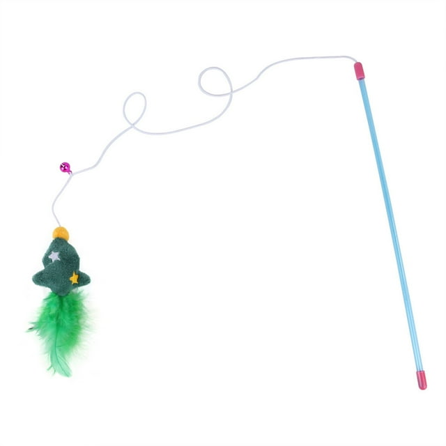 Kayannuo Christmas Cat Toys Set with Funny Cat Stick, Multi-Color ...