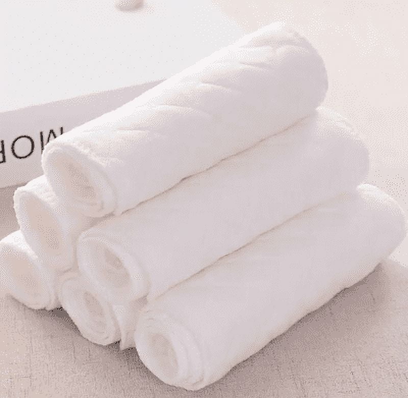 Kayannuo Organic Cotton Muslin Burp Cloths 12x5 Inch - Ultra Soft ...