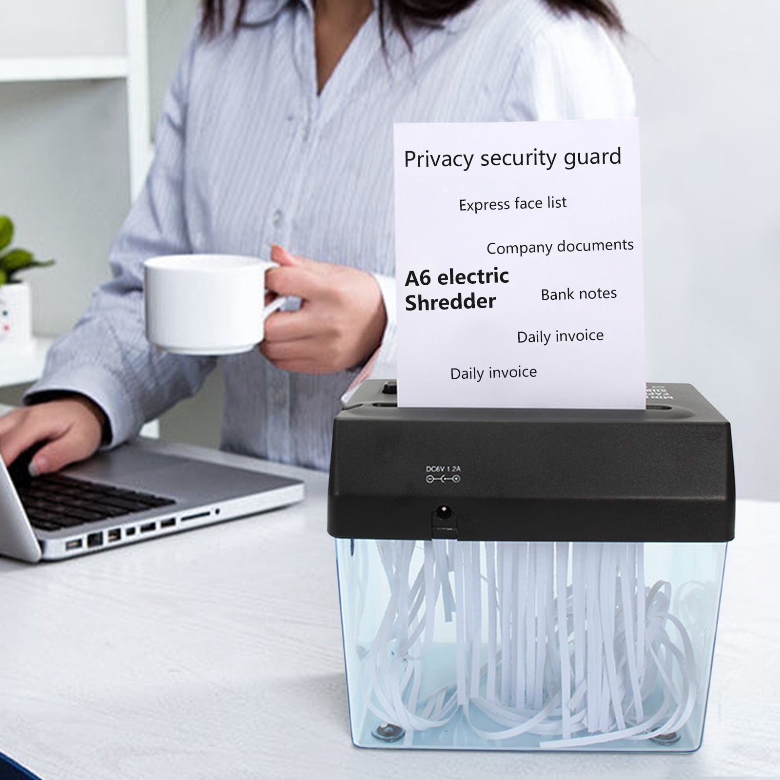 Kayannuo Clearance Shredder,Portable MIni Electric USB and Battery ...