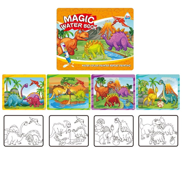 Mess Free Coloring For Toddlers Magic Water Book Magic Coloring Book ...