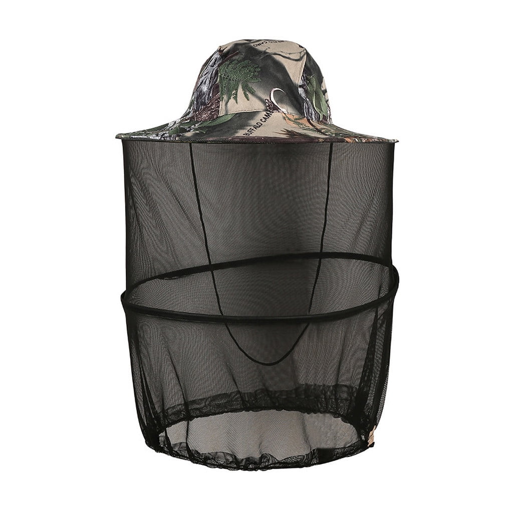 Kayannuo Outdoor Mosquito Resistance Hat Bug Bee Insect Net Mesh Head ...