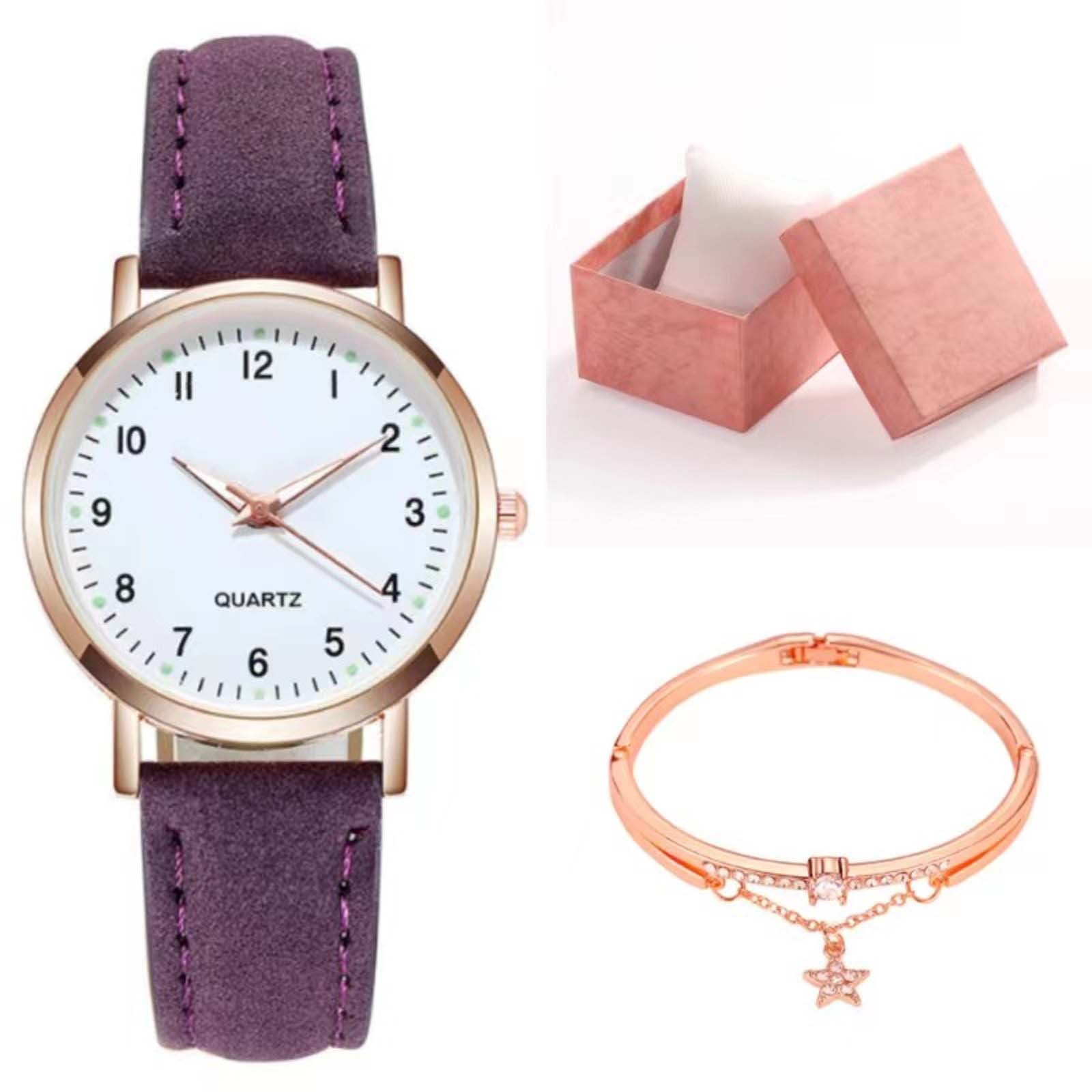 Kayannuo Patio Decor Women's Classic Quartz Watch With Luminous Dial ...