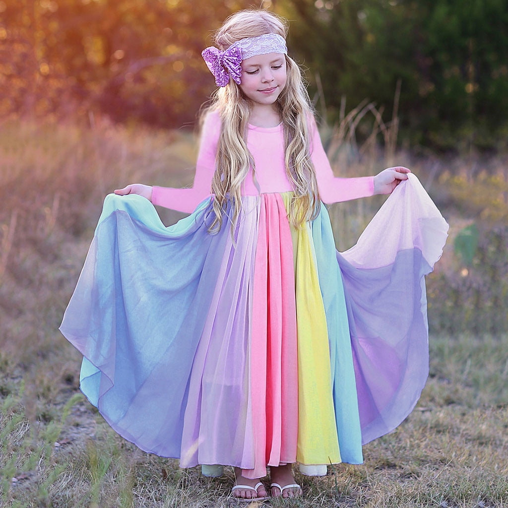 Kayannuo Princess Dresses for Girls Clearance Back to School Girls ...