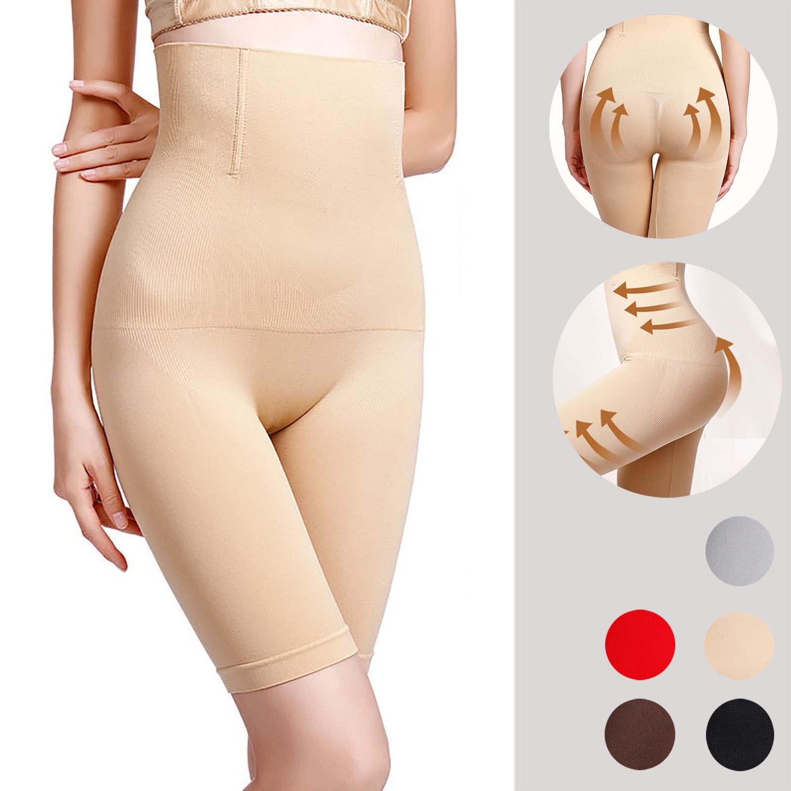 Kayannuo Shapewear Shorts Clearance Womens Traceless High Waist Flat