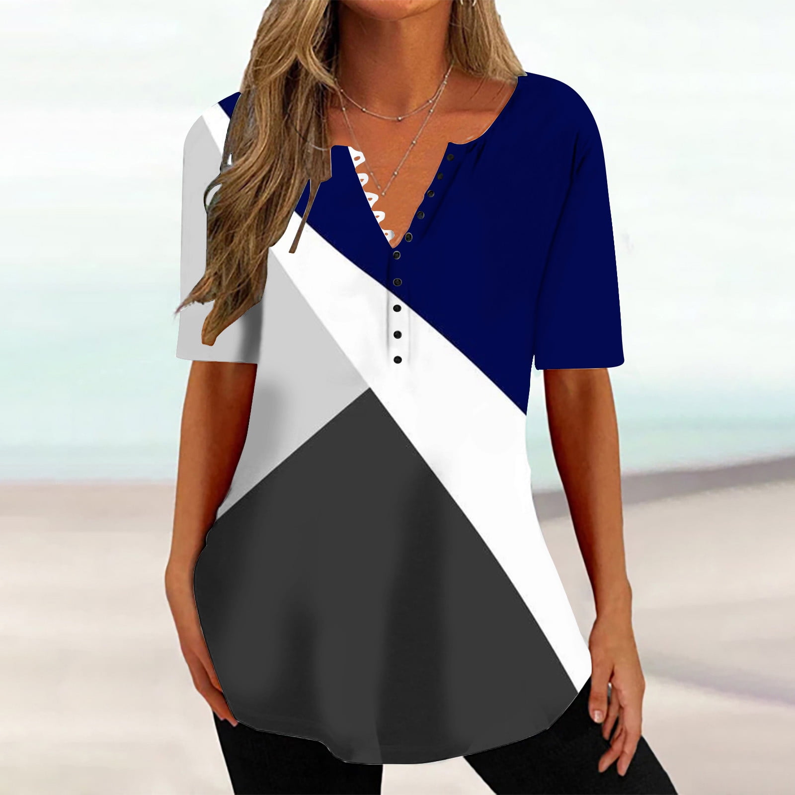 Kayannuo Short Sleeve Womens Tops Graphic Tees Women Valentine's Day ...