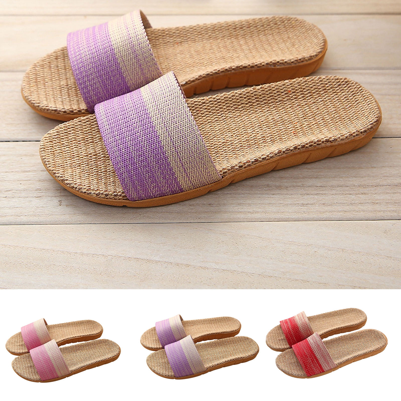 Kayannuo Summer Slippers for Women Women's House Slippers Indoor ...