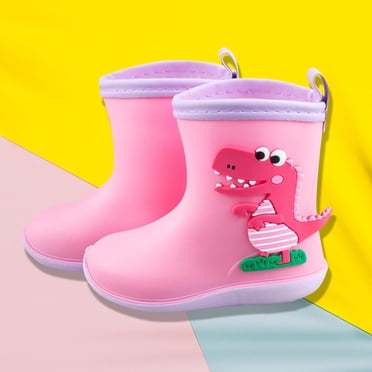 Puddle Play Toddler and Kids Boys and Girls Waterproof Rain Boots with ...