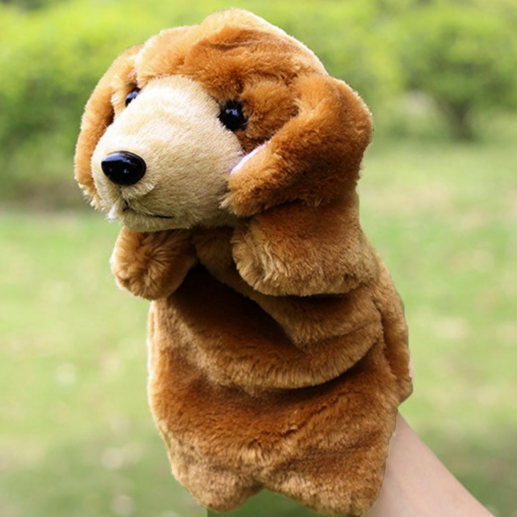 Kayannuo Toys Details Animal Stuffed Hand Puppet Parent-Child Doll Hand ...