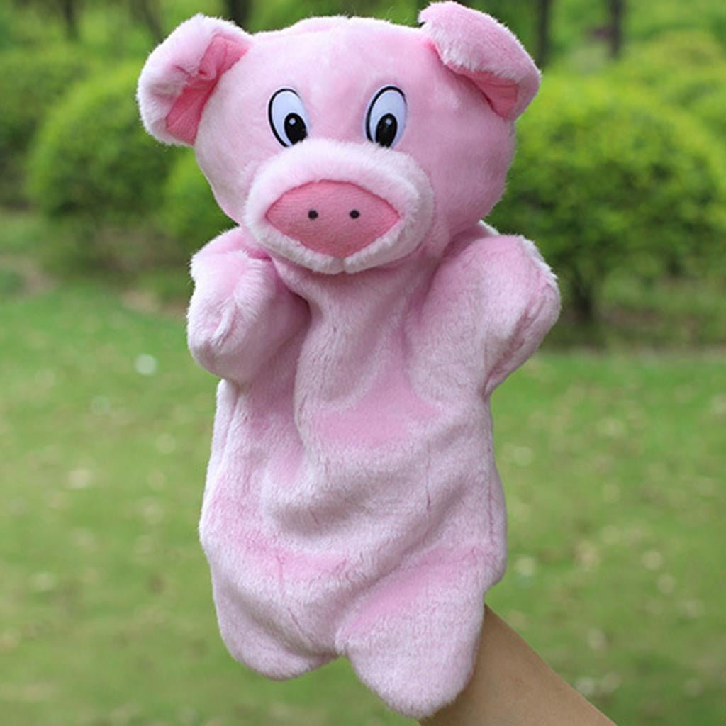 Kayannuo Toys Details Animal Stuffed Hand Puppet Parent-Child Doll Hand ...