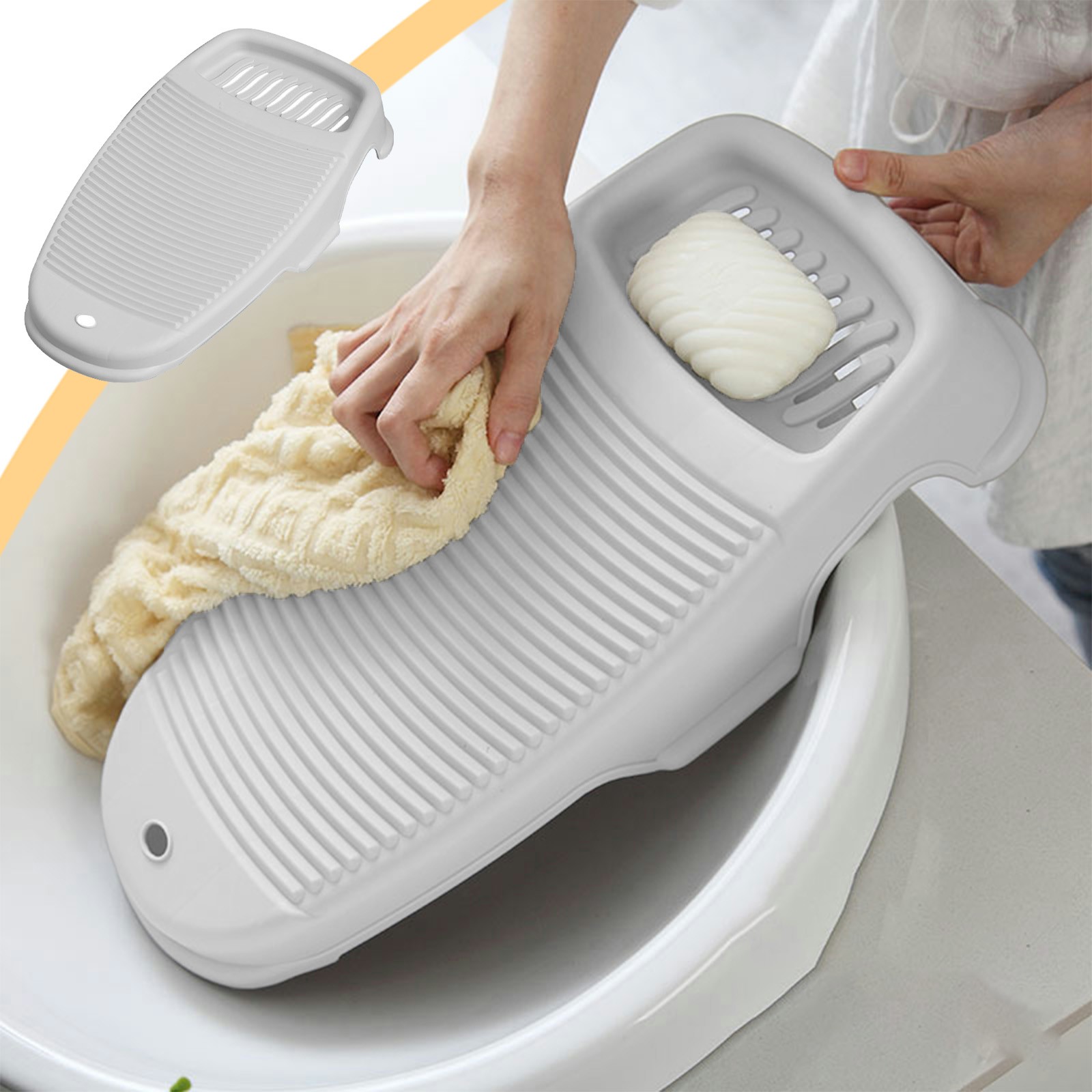 Kayannuo Washing Machine Hand Washing Clothes Board Plastic Washing ...