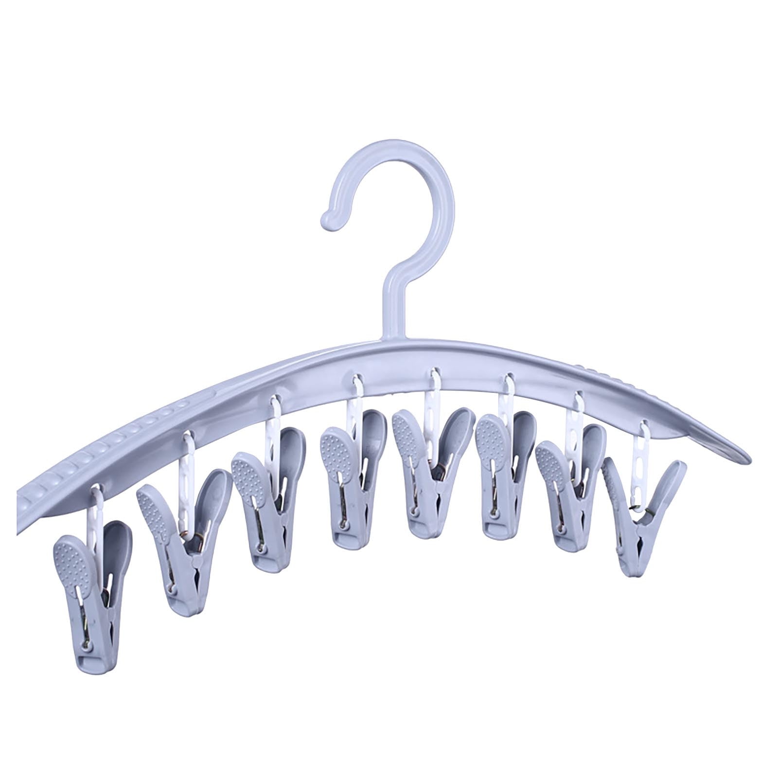 Hanger With Clip 8 Clip Student Dormitory Windproof Plastic Thickened ...