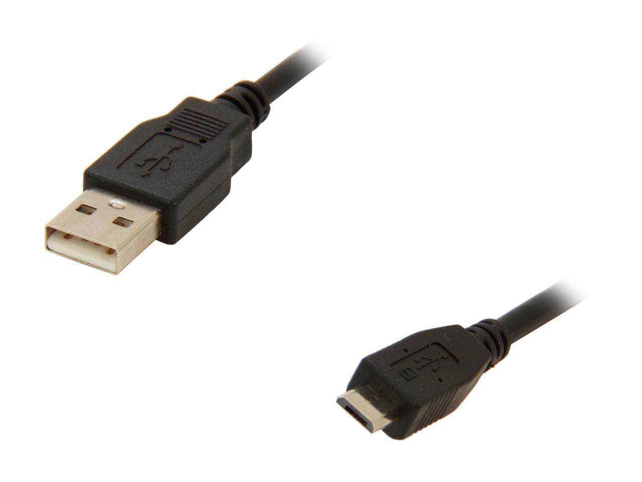 Kaybles 3ft USB-MICRO-3 3 ft. Black Micro USB Cable A/Male to Micro USB ...