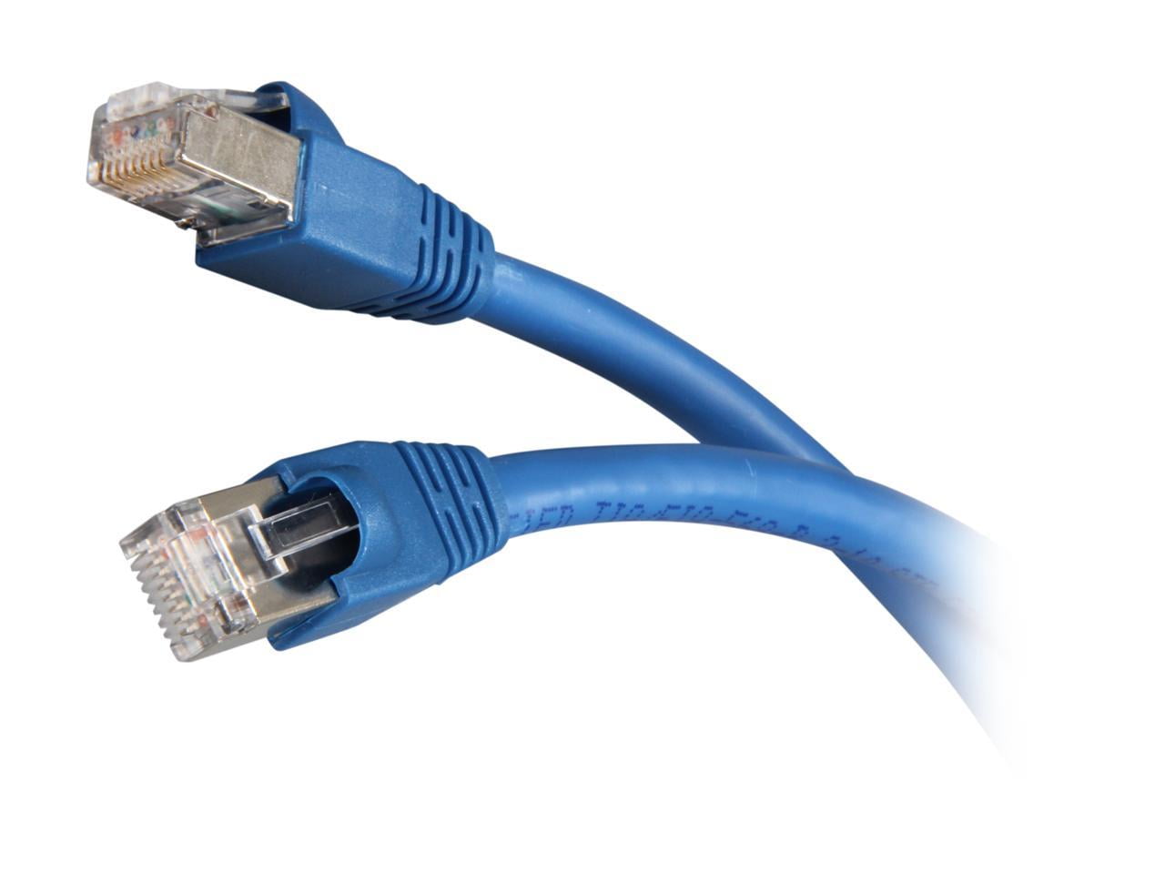 Kaybles CAT6A-75S 75 ft. Cat 6A Blue Shielded Stranded STP Network ...