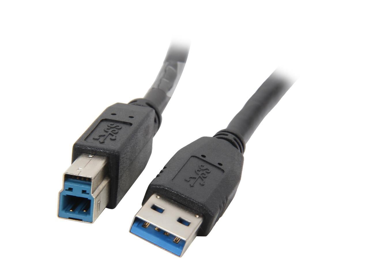 Kaybles USB3-AB-10 USB 3.0 Cable A Male to B Male, 10ft USB 3 Type B ...