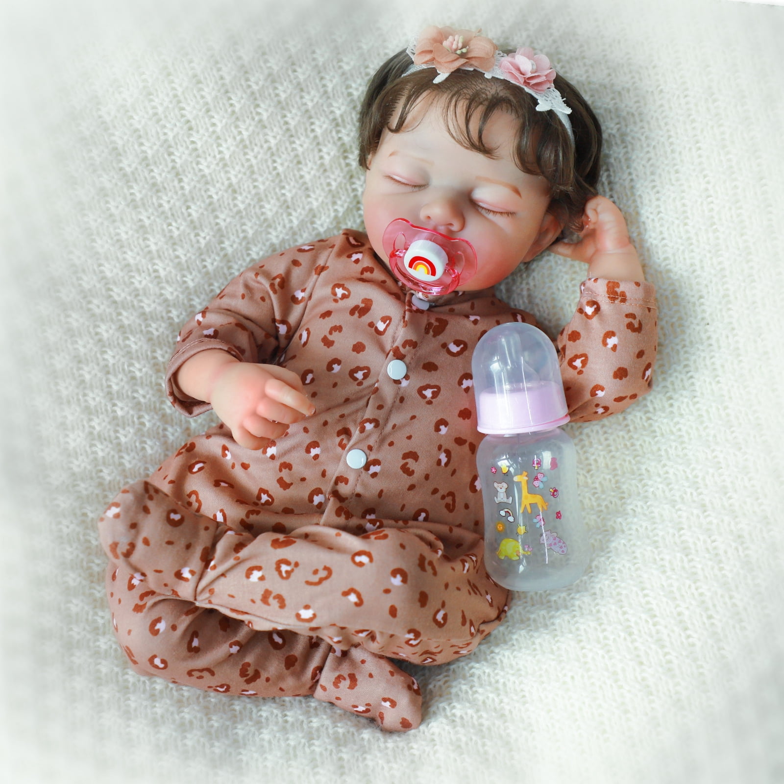Kaydora 20" Realistic Newborn Doll with Soft Body, Lifelike Sleeping ...