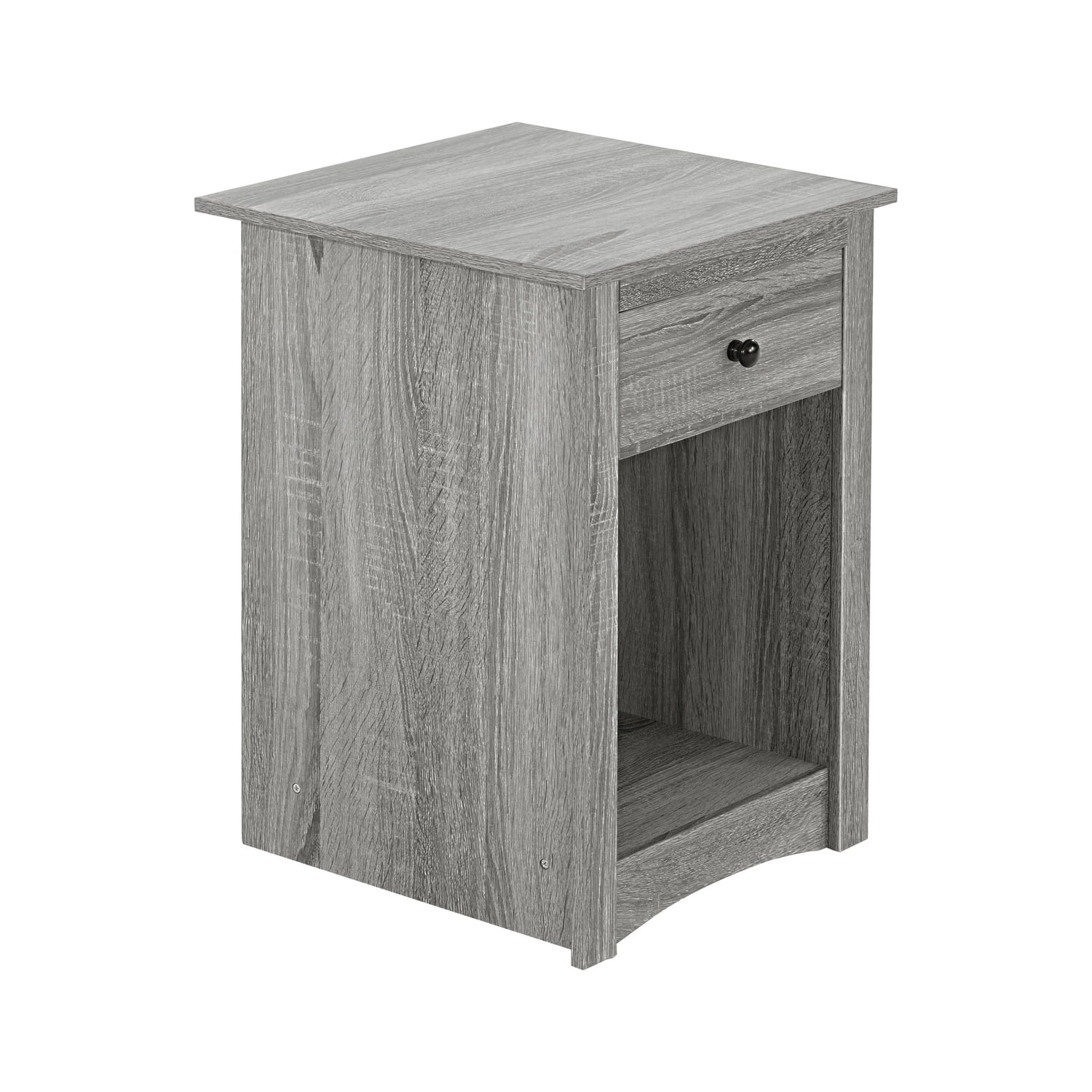 Kayla Contemporary Drawer Cabinet- Farmhouse End Table with Drawer ...
