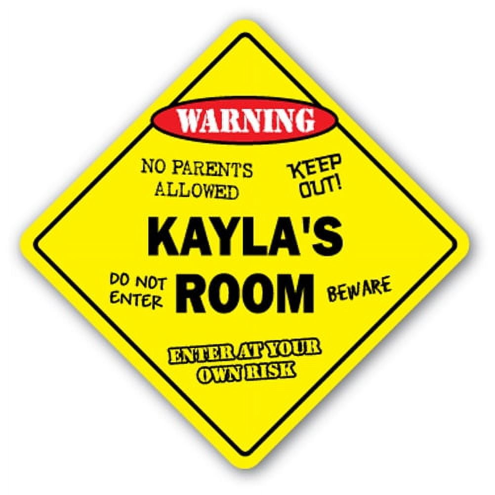 Kayla's Room [3 Pack] of Vinyl Decal Stickers | Indoor/Outdoor | Funny ...