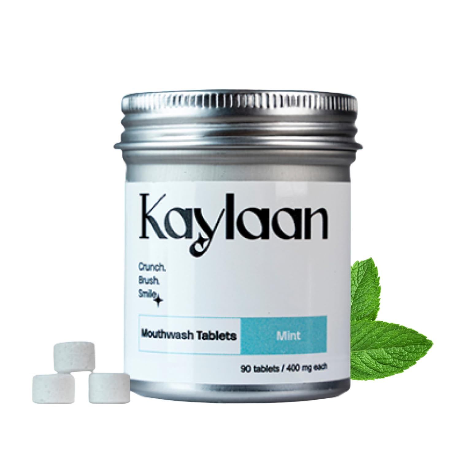 Kaylaan Mouthwash Tablets (90 MSF2 Count)- Hydroxyapatite, Fluoride ...