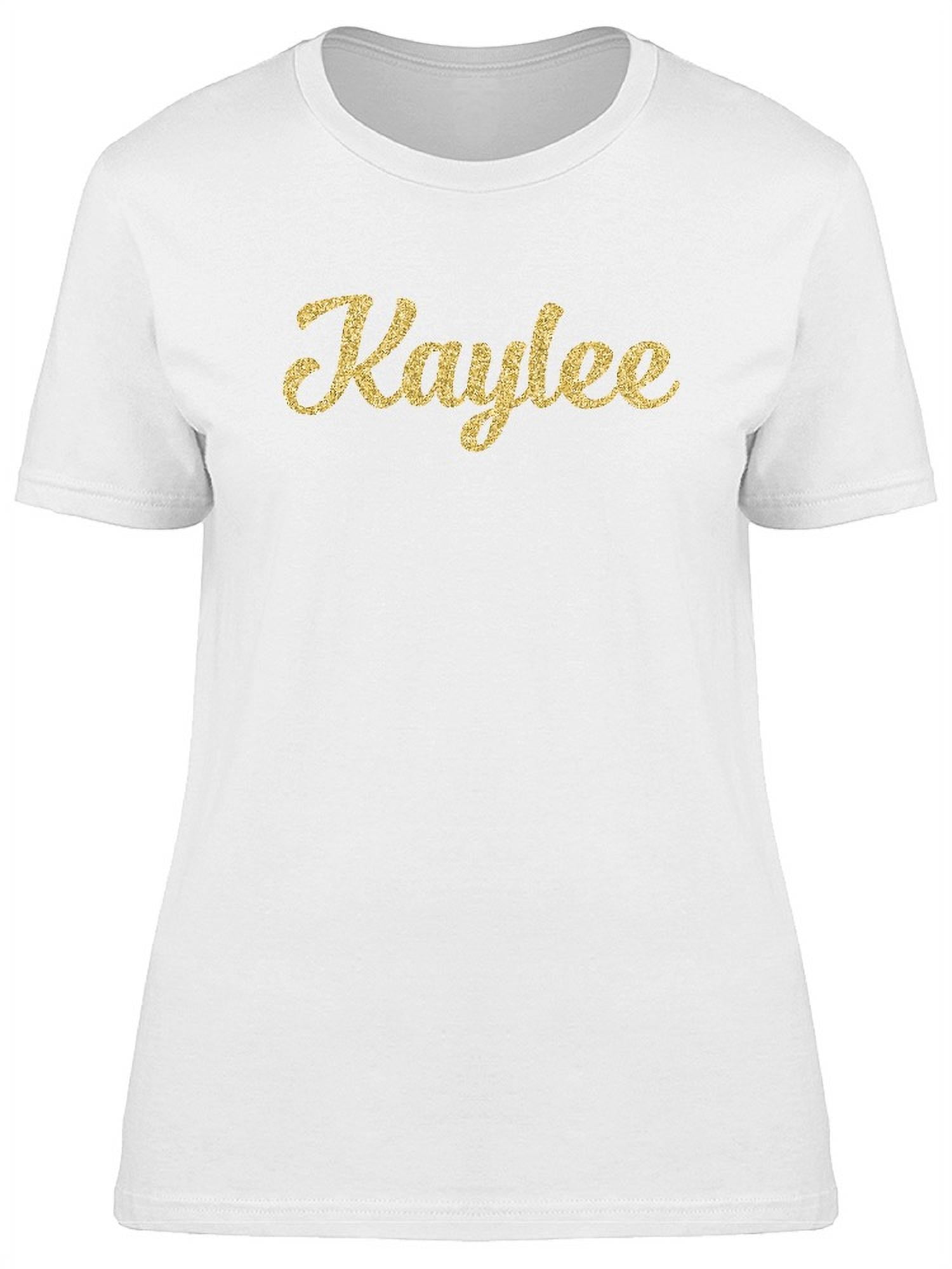Kaylee In Gold sparkle T-Shirt Women -Image by Shutterstock, Female Medium - Walmart.com