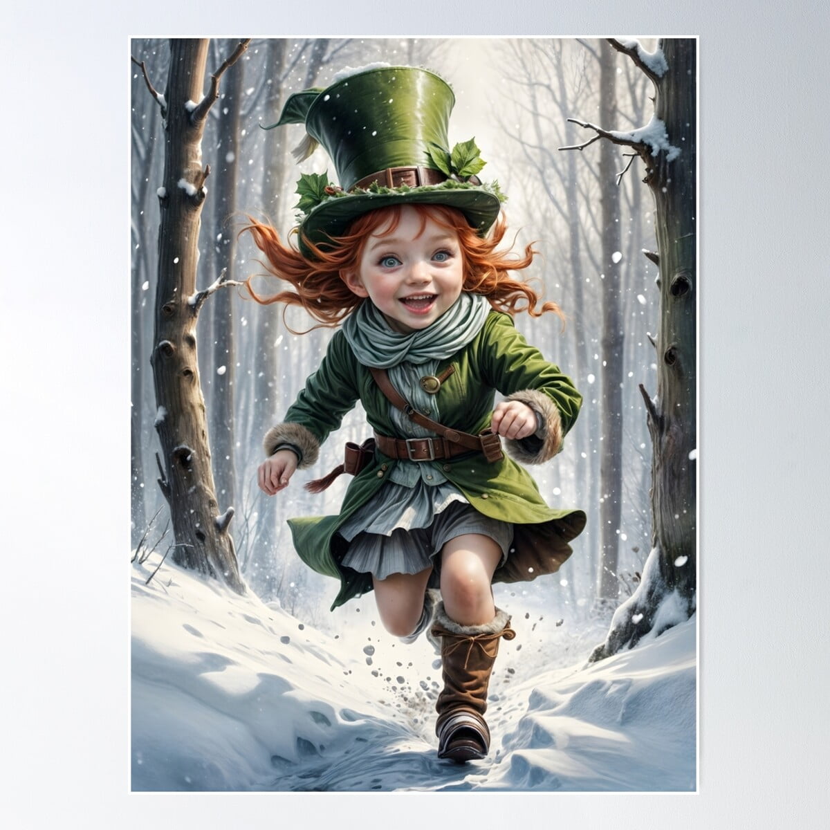 Kayley The Leprechaun Poster Wall Art, Modern Wall Decor For Living ...