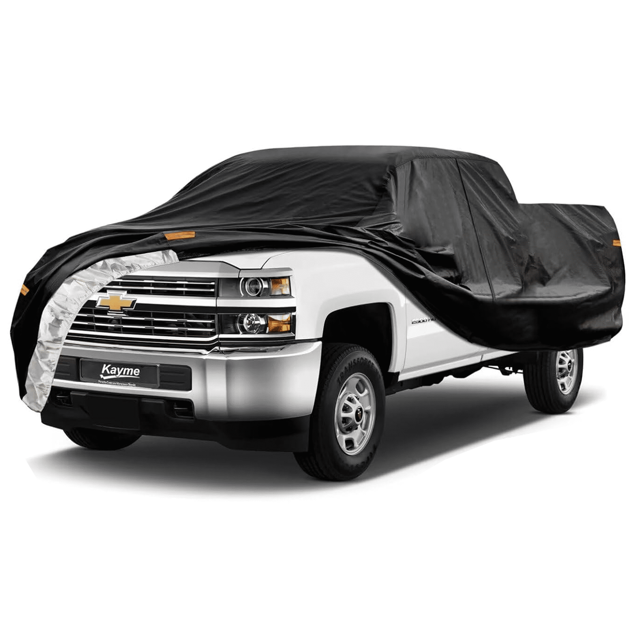 Kayme 6 Layers Waterproof Heavy Duty Outdoor Truck Cover, Custom Fit ...
