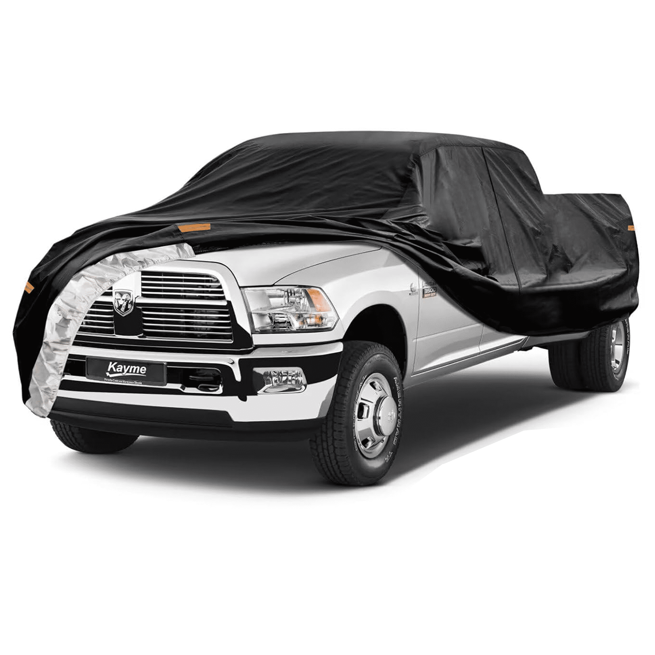 Kayme 6 Layers Waterproof Heavy Duty Outdoor Truck Cover, Custom Fit ...