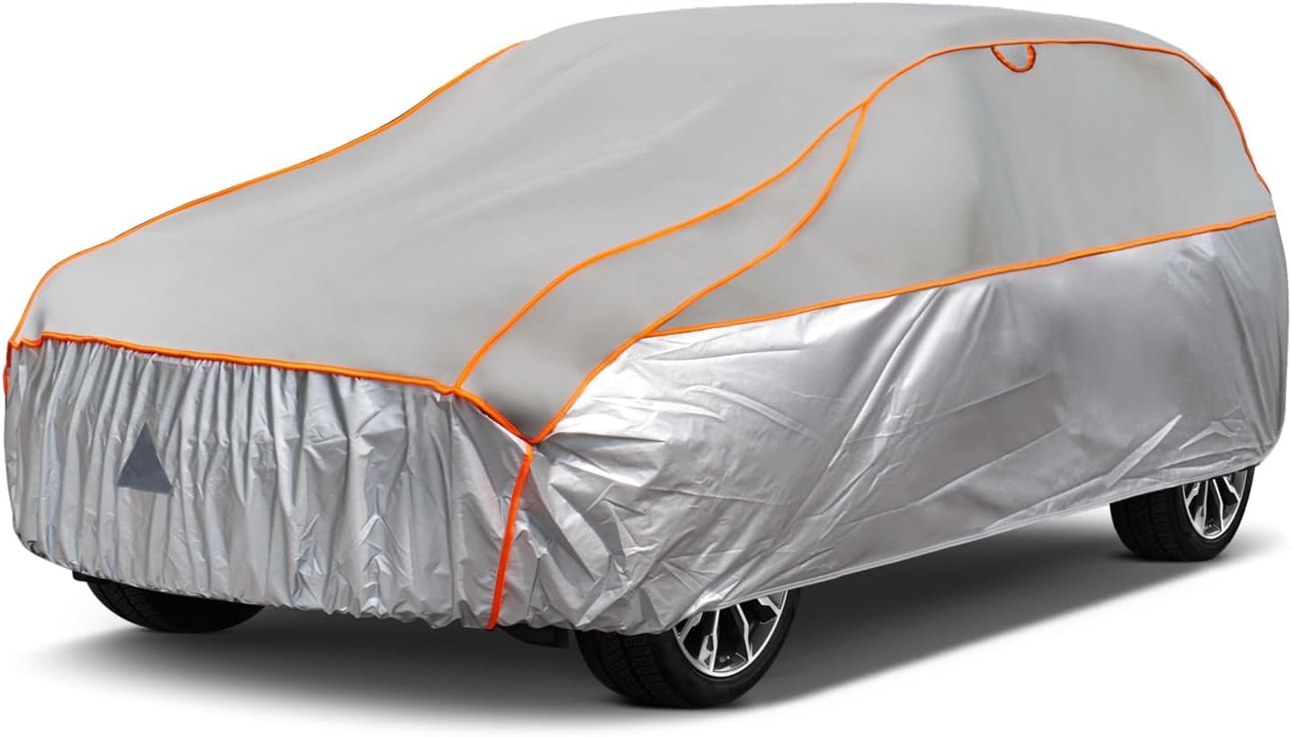 Kayme Anti Hail Multilayer Thickened Full Car Cover, Outdoor Waterproof ...