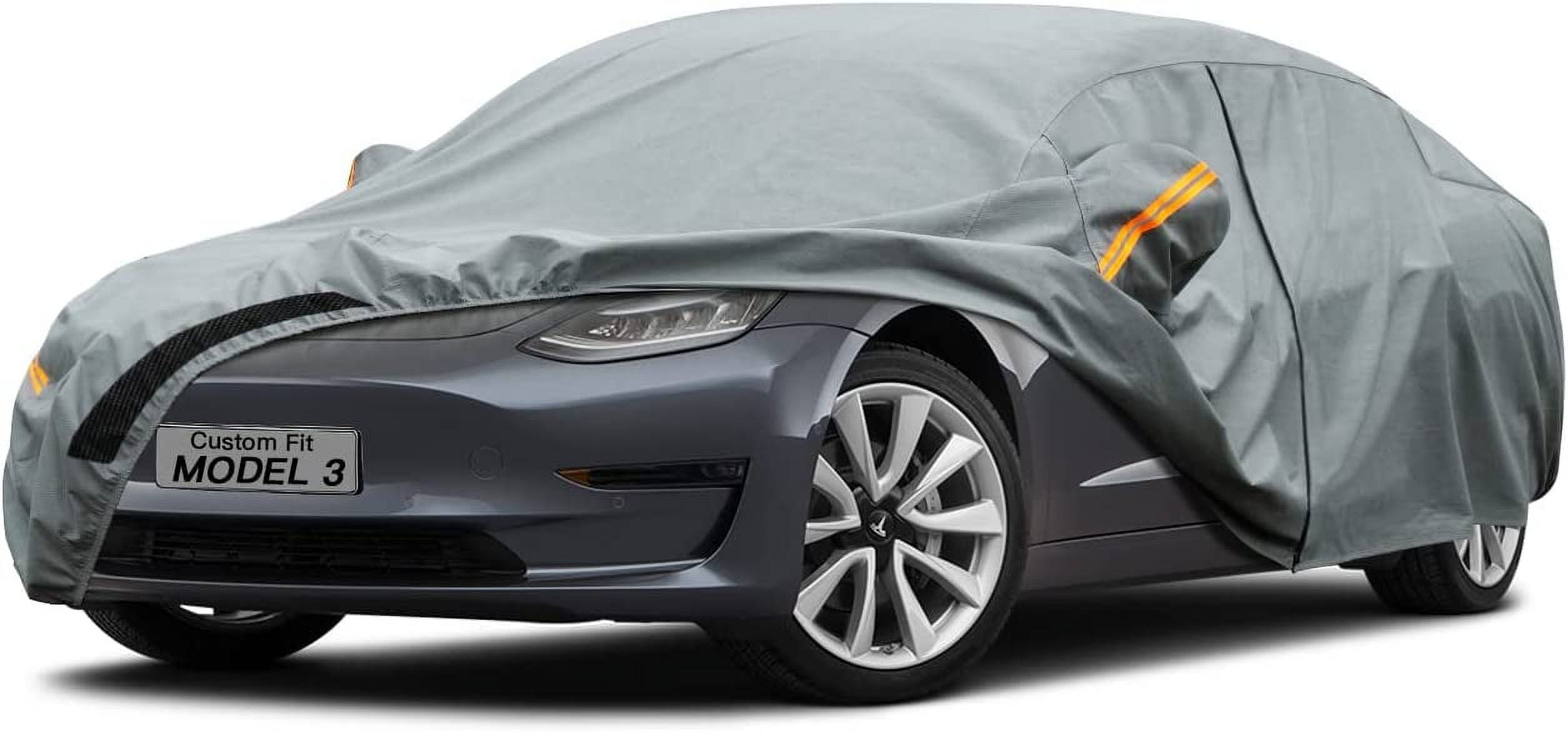 Kayme Heavy Duty Car Cover Waterproof All Weather, Custom Fit for Tesla ...
