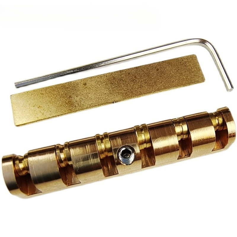 Kaynes 43mm Adjustable Brass Roller Guitar Nut for Les Paul LP SG Style ...