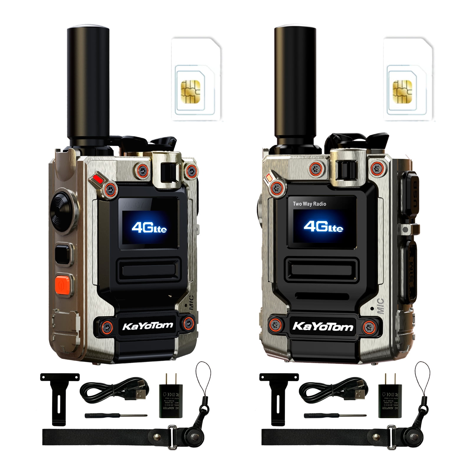 Customer reviews for Kayotom Global Walkie Talkie,Two-Way Radio 4G POC ...