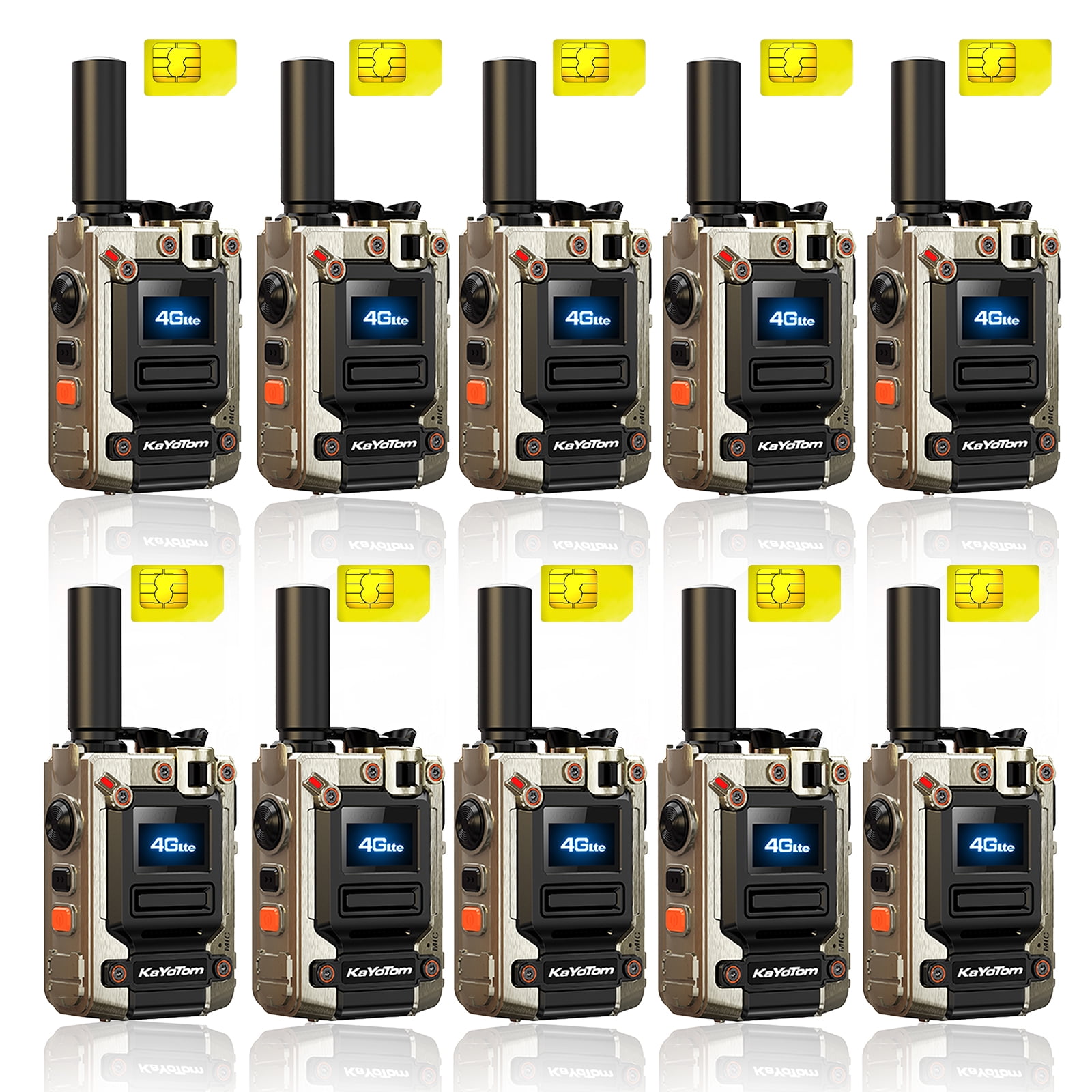 Kayotom Global Walkie Talkie Unlimited Long Range 5000 mile Adult Two ...