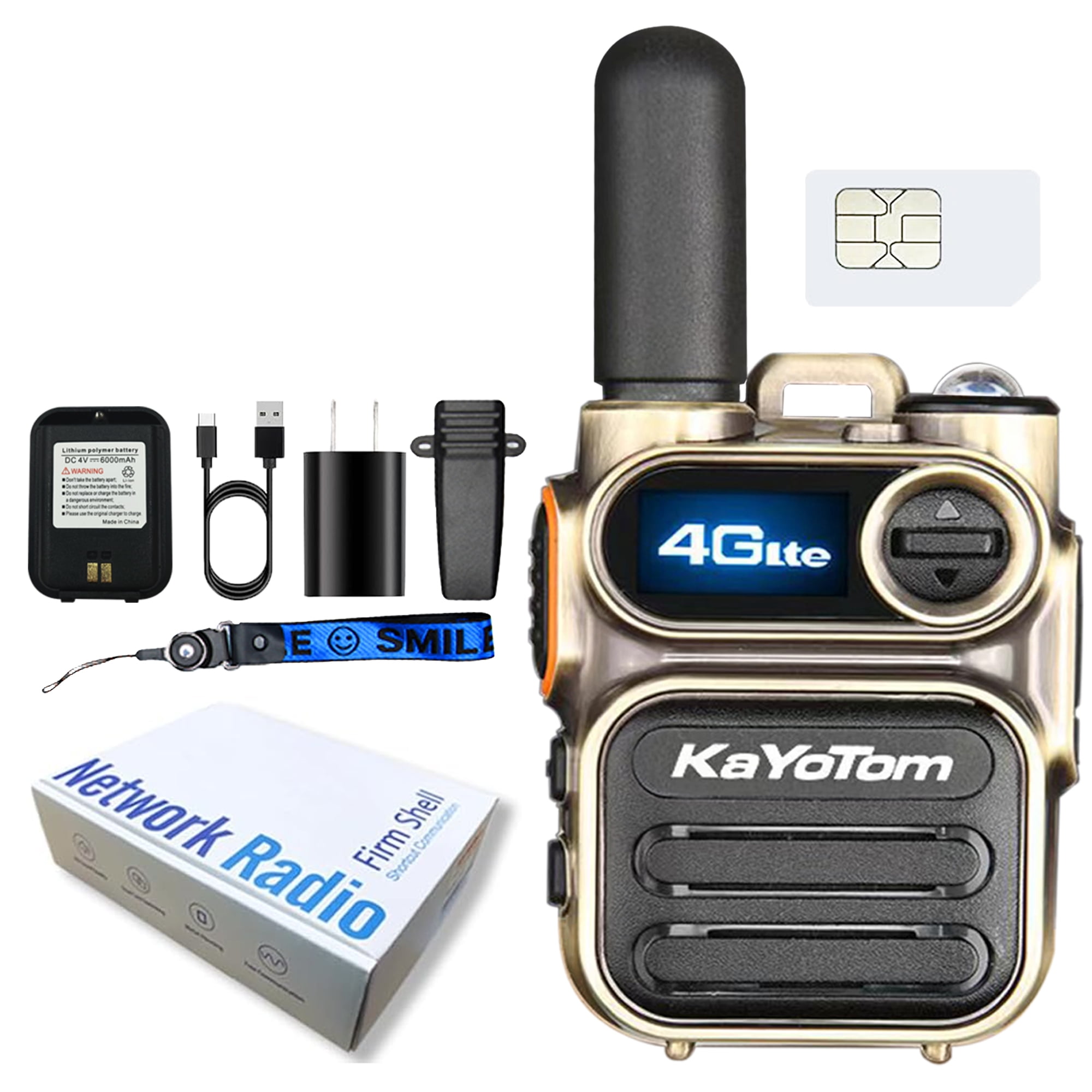 Kayotom Global Walkie Talkie for Adult Long Range Two Way Radio,200 ...