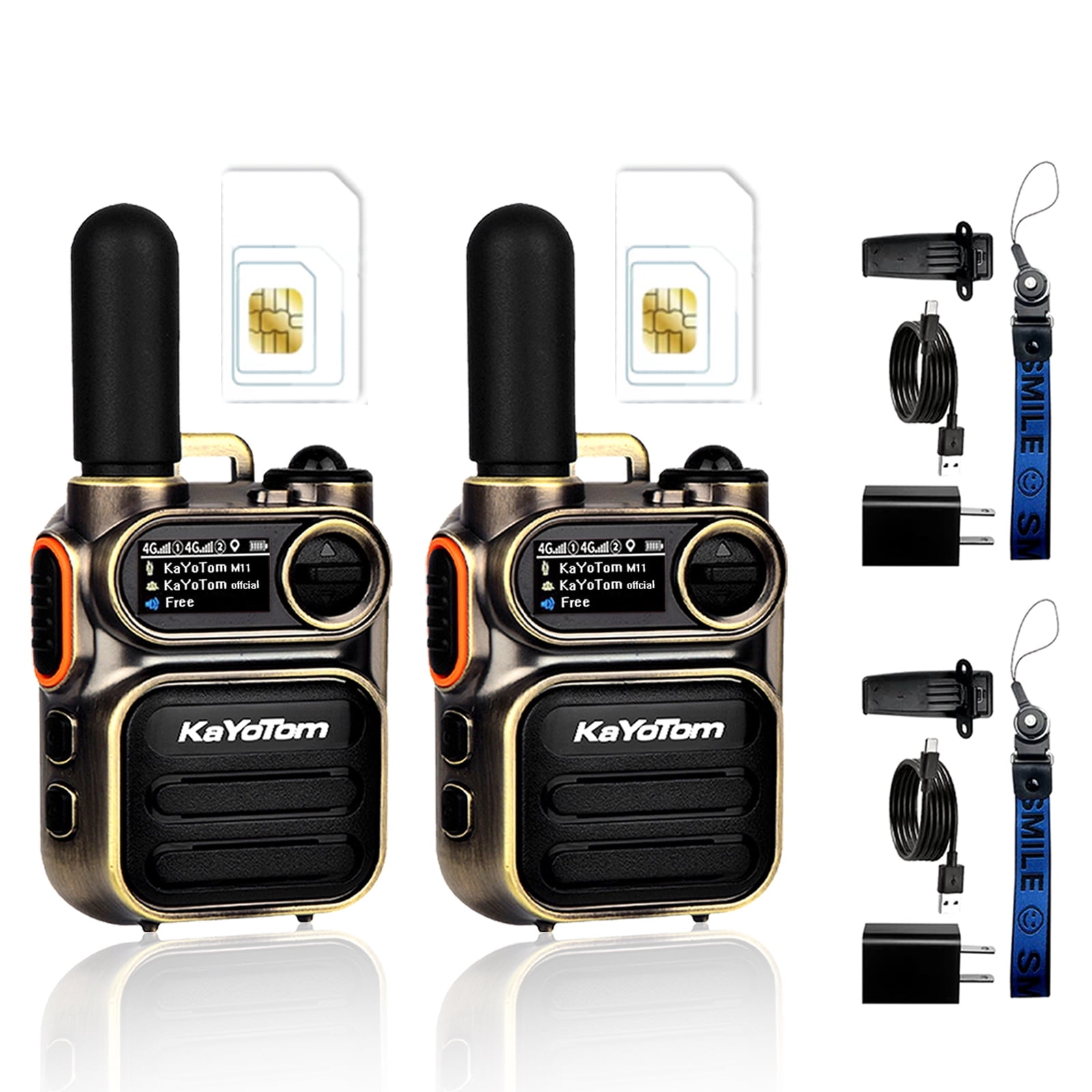 Kayotom Global walkie talkie, Two-Way Radio, Long Range Adult Fast Gmrs ...