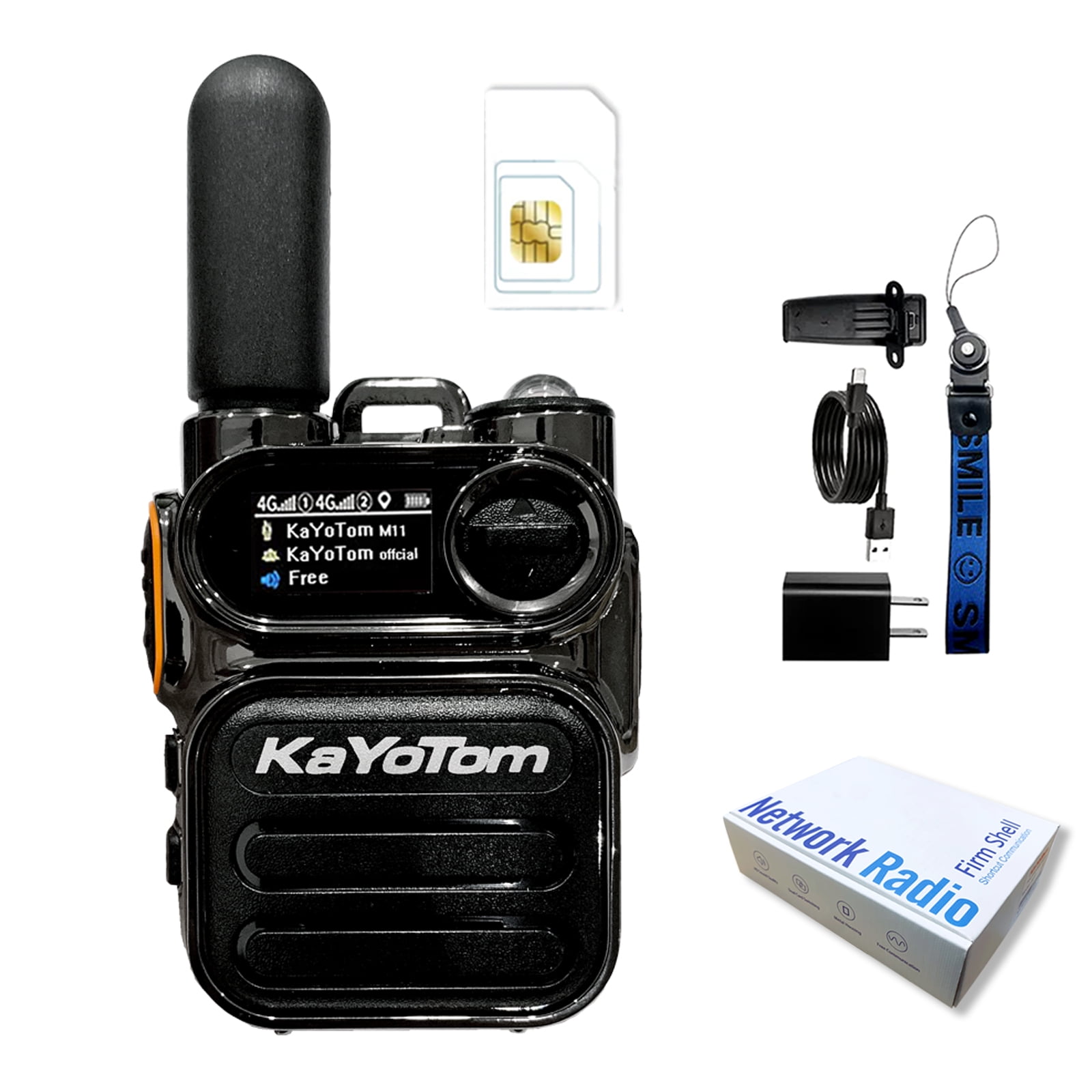 Kayotom Walkie Talkie, Two-Way 4G Long Range Radio, Rechargeable, Noise ...